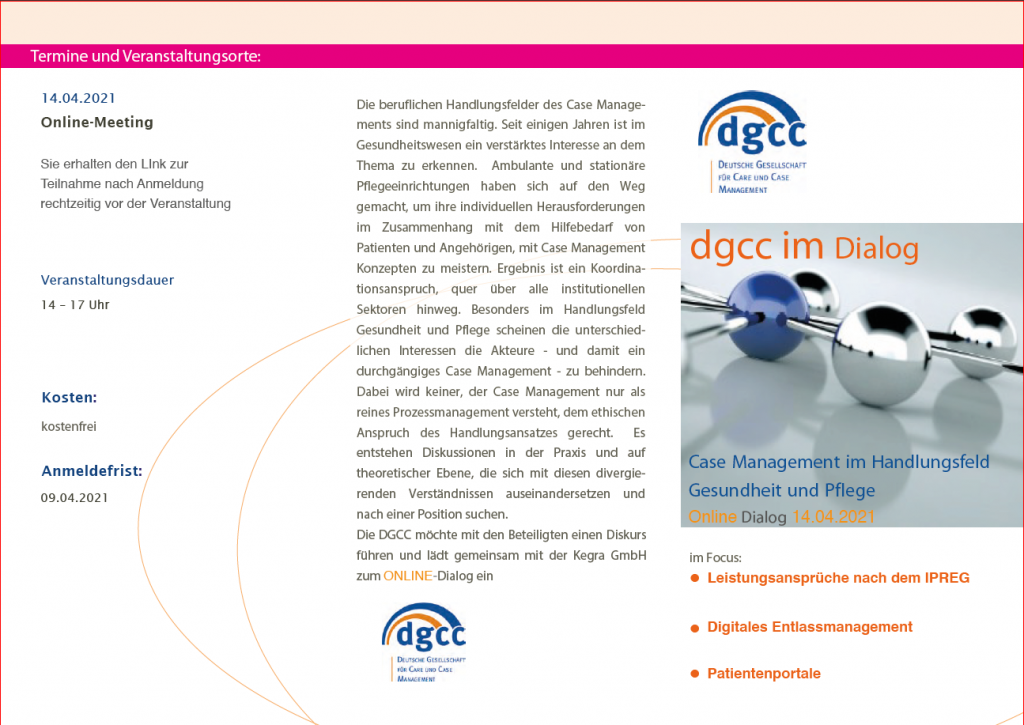 dgcc im Dialog - 14.04.2021 Online - DGCC e.V.